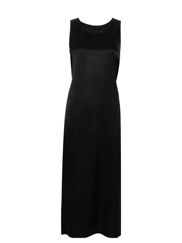 MAISON MARGIELA Sleeveless Midi Dress - Black