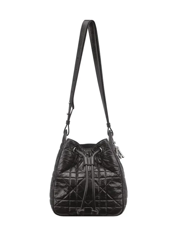 Dior Small D-motion Hobo Bucket Bag - Black
