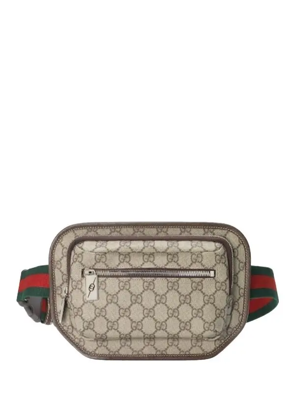 Gucci Gg Supreme Belt Bag - Nude