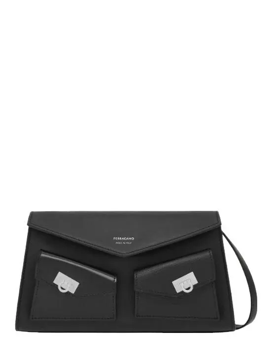 FERRAGAMO Hug Multipocket Mini Bag - Black