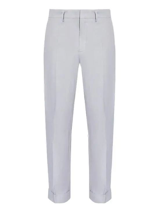 Dries Van Noten Tailored Casual Trousers - White
