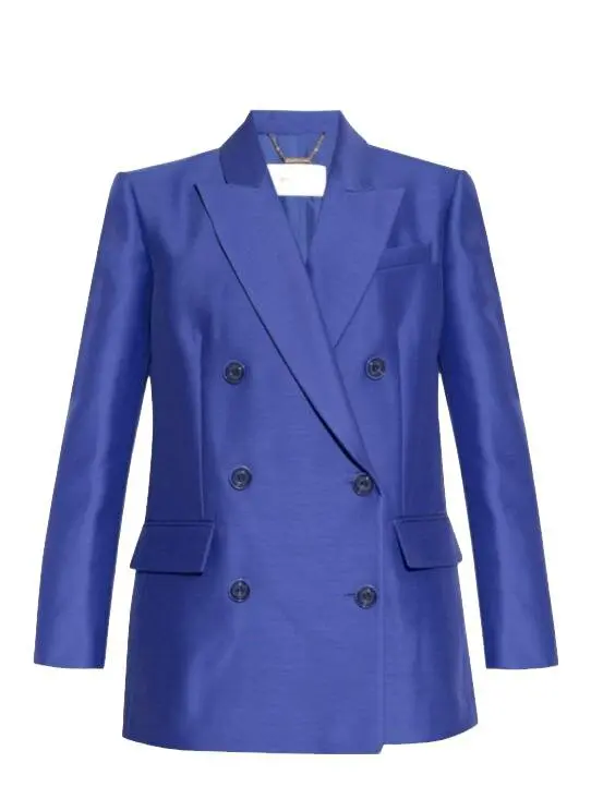 Zimmermann Natura Double-breasted Blazer - Blue