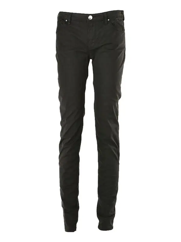 Emporio Armani Logo Detail Casual Pants - Black