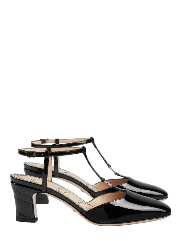 Gucci Double G Slingback Pumps - Black