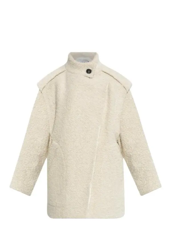 IRO PARIS Long Sleeve Stand Collar Asymmetrical Jacket - No