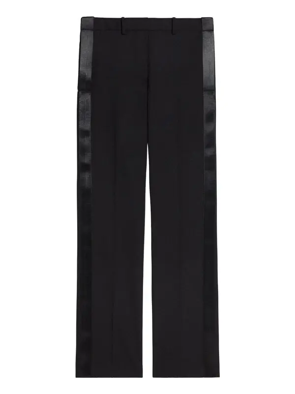 Helmut Lang Seatbelt Tapered-leg Tailored Trousers - Black