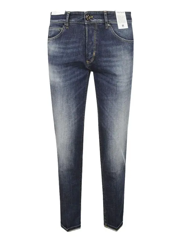 PT TORINO Tapered Leg Jeans - Black