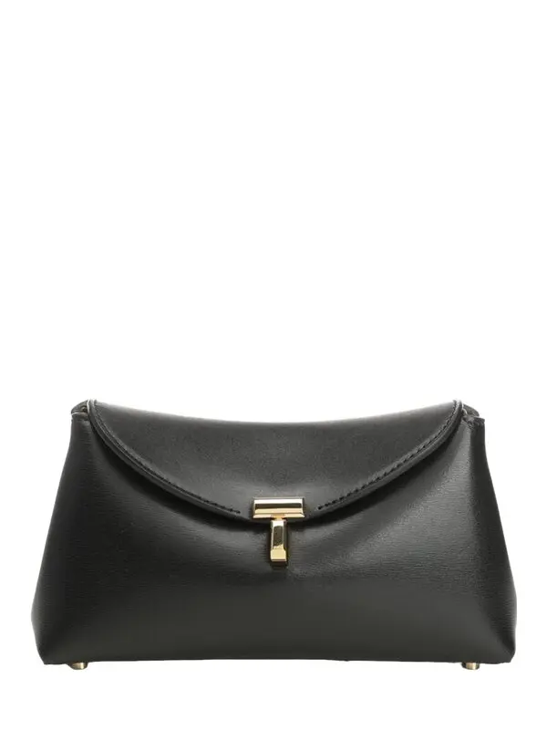 TOTEME Mini T-lock Clutch Bag - Black