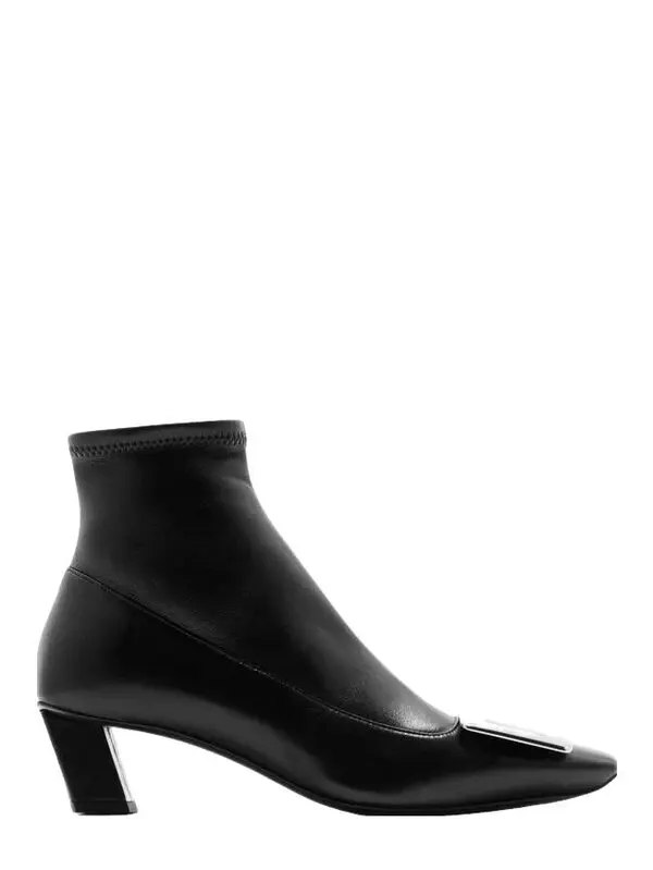 ROGER VIVIER Belle Vivier Bootie 45 - Black