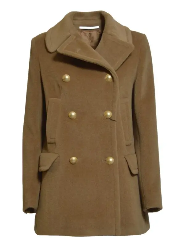 Tagliatore Double Breasted Coat - Green