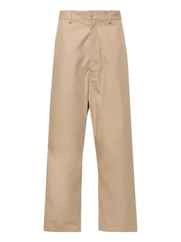 MAISON MARGIELA Straight Leg Tailored Trousers - Nude