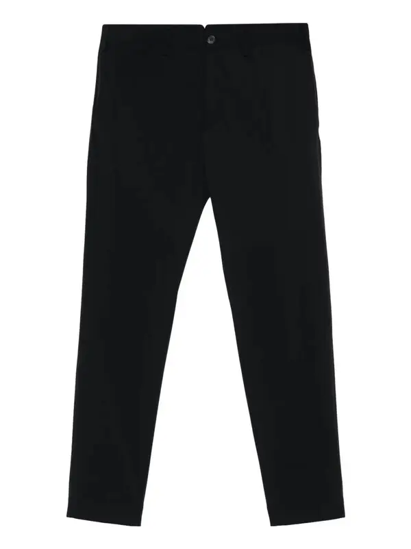 Incotex Tapered-leg Chinos - Black