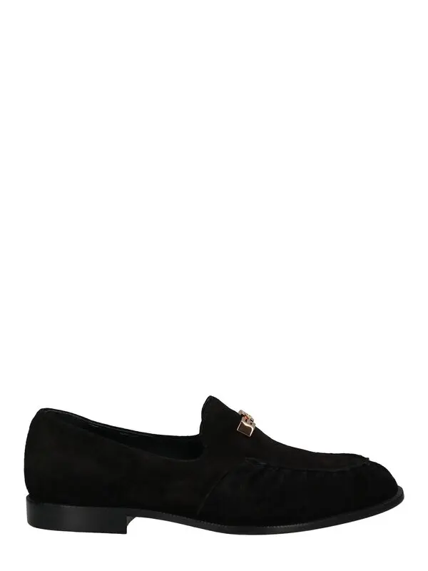 GIUSEPPE ZANOTTI Round Toe Loafers - Black