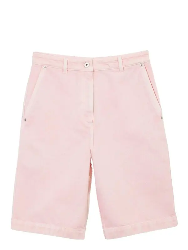 Burberry High-waist Denim Shorts - Pink