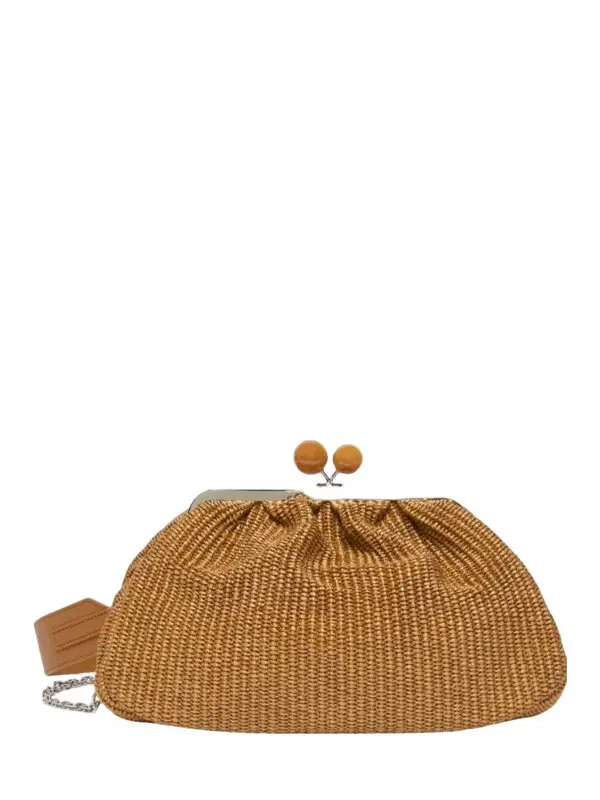 Max Mara Medium Pasticcino Clutch Bag - Orange Color