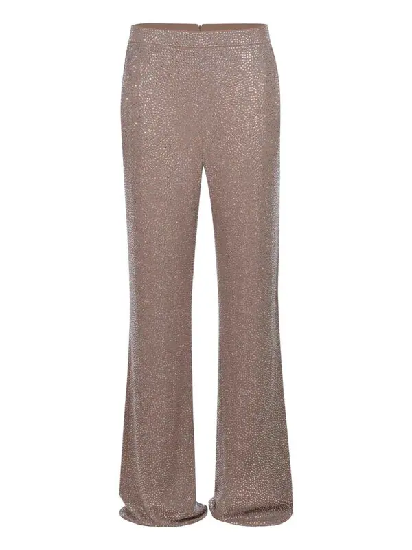 Giuseppe Di Morabito Embellished Flare Pants - Brown