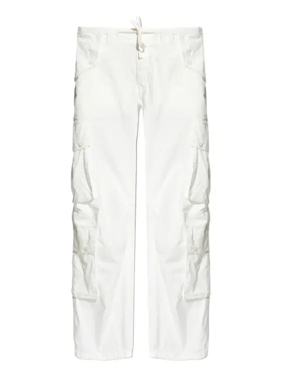 Dolce & Gabbana Straight Leg Cargo Pants - White
