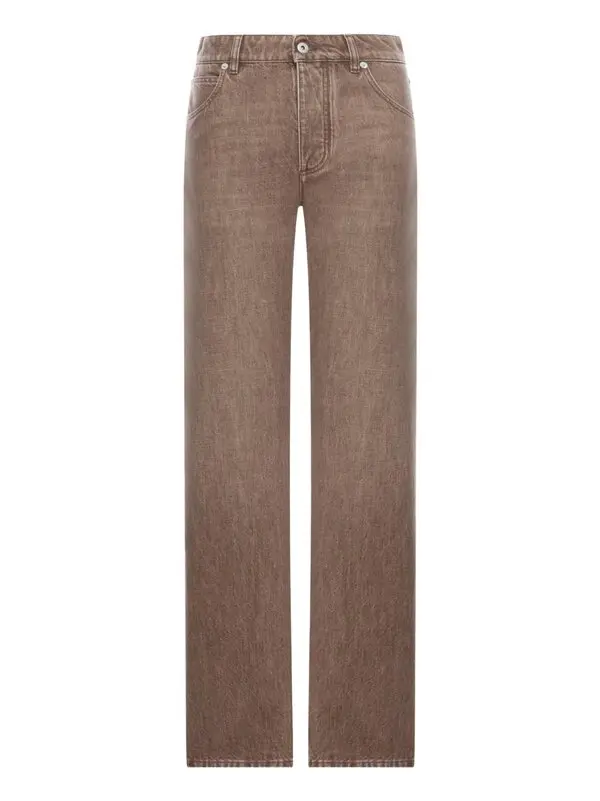 Bottega Veneta Straight Jeans - Brown