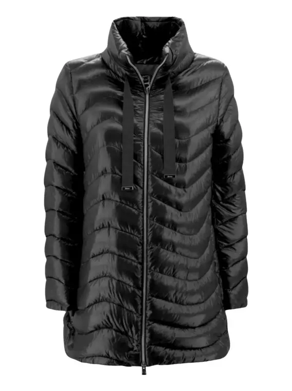 Herno Ultralight Resort Short Quilted Jacket - Black