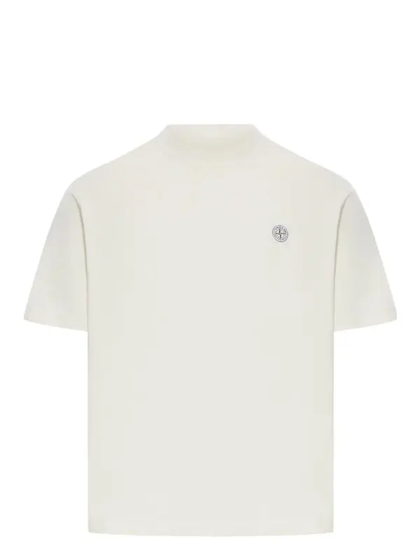 Stone Island Compass Patch T-shirt - Ivory