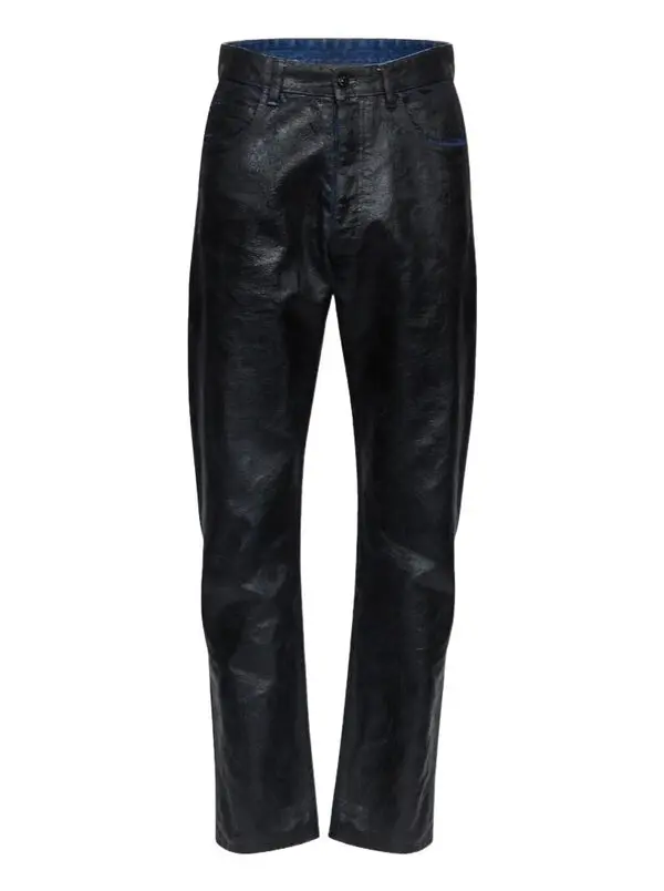 MAISON MARGIELA Waxed-effect Jeans - Black