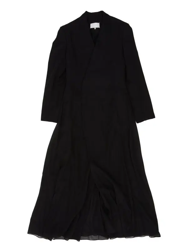 MAISON MARGIELA Long Sleeve Midi Dress - Black