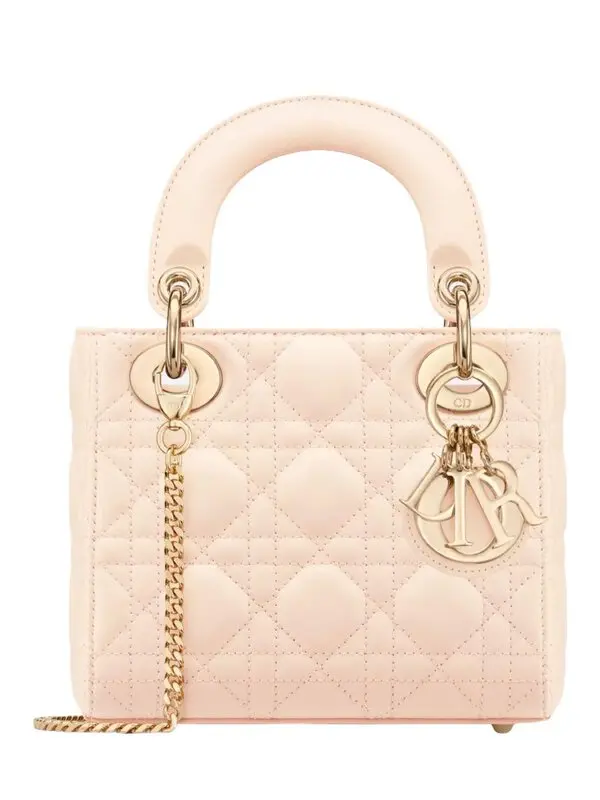 Dior Lady Mini Bag - Sandstone Powder
