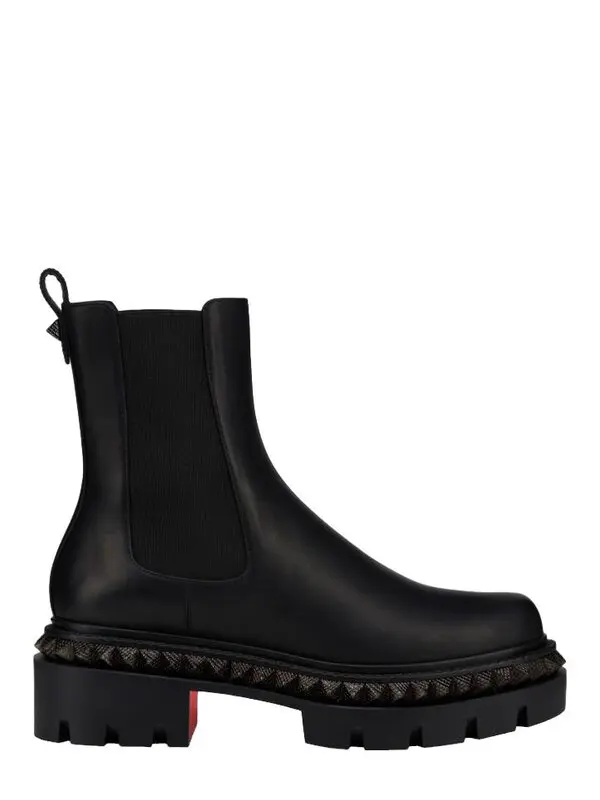CHRISTIAN LOUBOUTIN St. Emilia Pyraclou Low Boots - Black