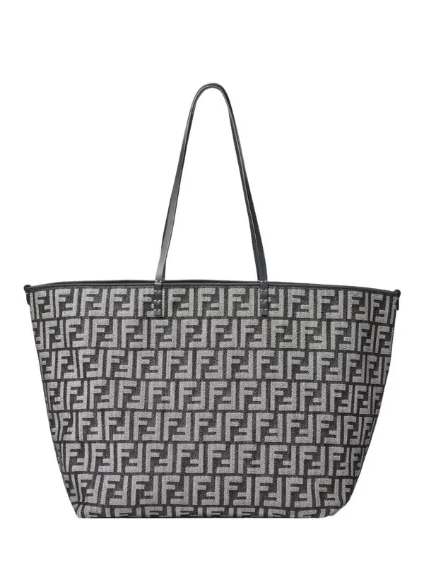 Fendi Reversible Ff Jacquard Tote Bag - Dark Blue