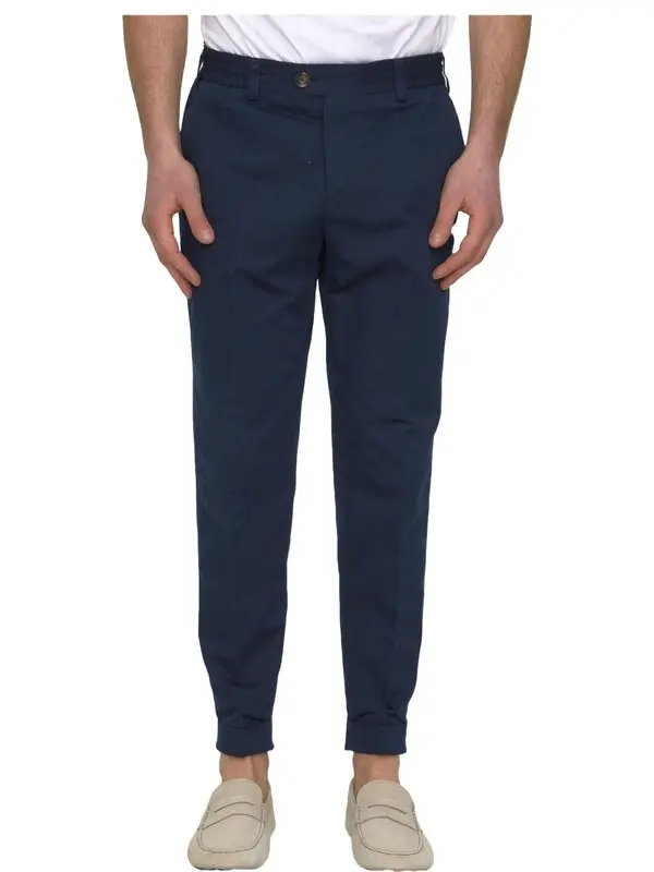 PT TORINO Tailored Ankle-length Trousers - Blue