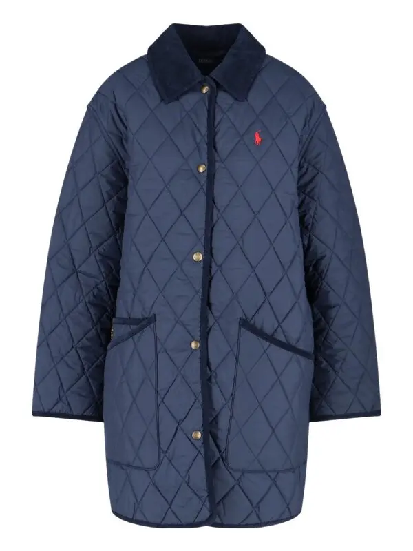 Polo Ralph Lauren Quilted Down Coat - Blue