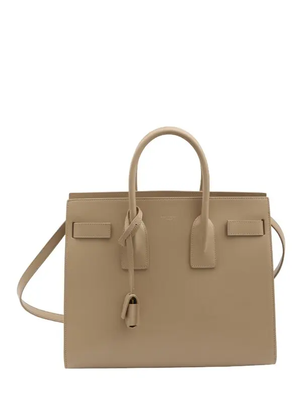 Saint Laurent Sac De Jour Small Tote Bag - Beige