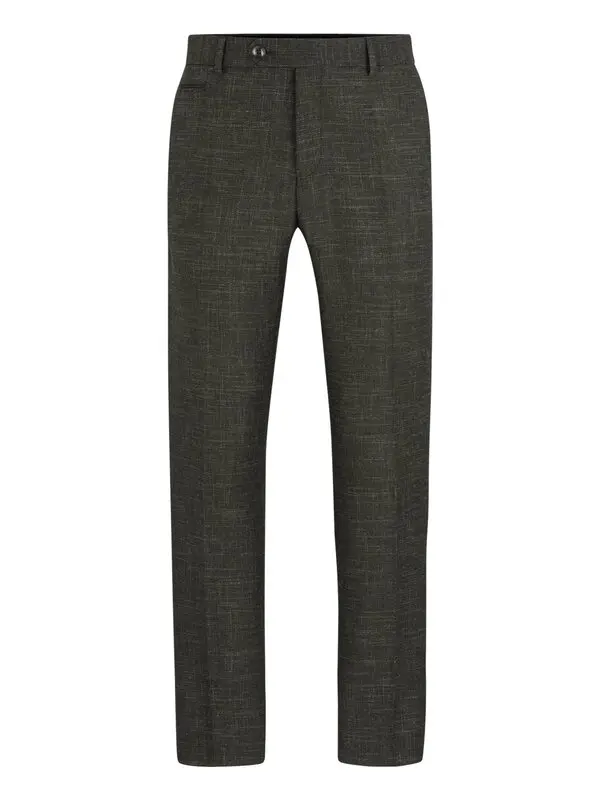 Hugo Boss Tailored Casual Pants - Dark Green