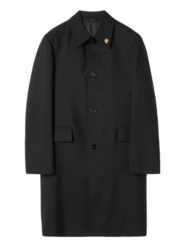 Gucci Gg Coat - Black