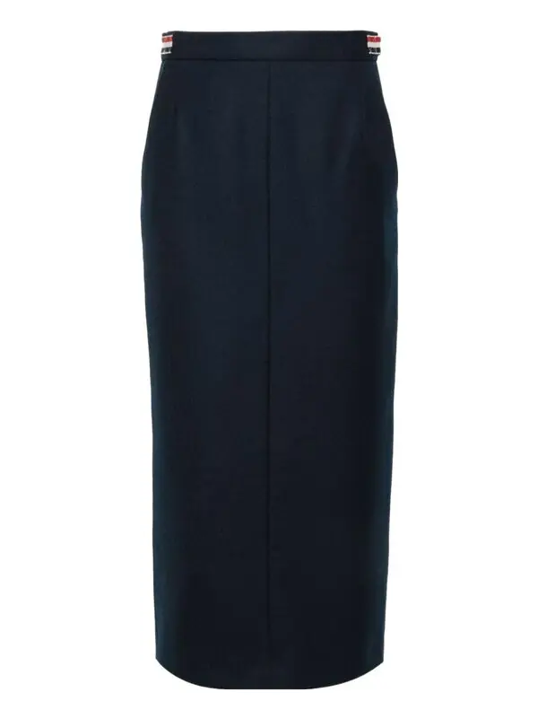 Thom Browne Striped Detail Skirt - Navy