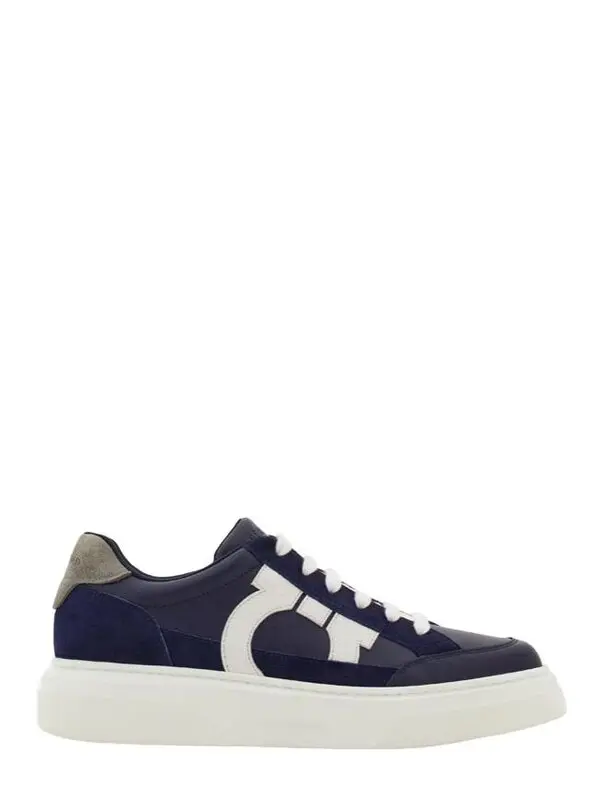 FERRAGAMO Logo Detailed Low-top Sneakers - White