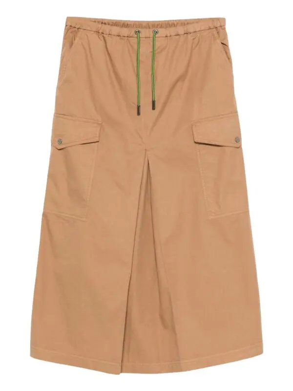Herno Cargo Drawstring Skirt - Nude