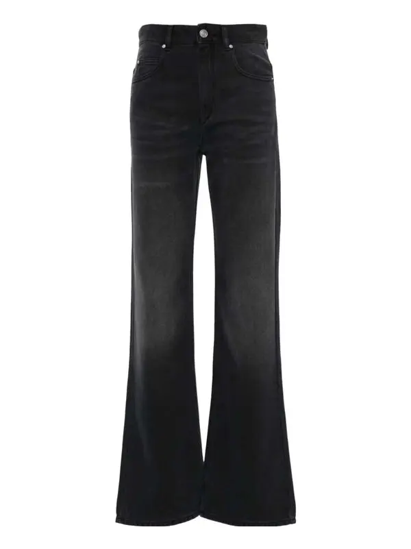 Isabel Marant Étoile Belvira Flared Jeans - Black