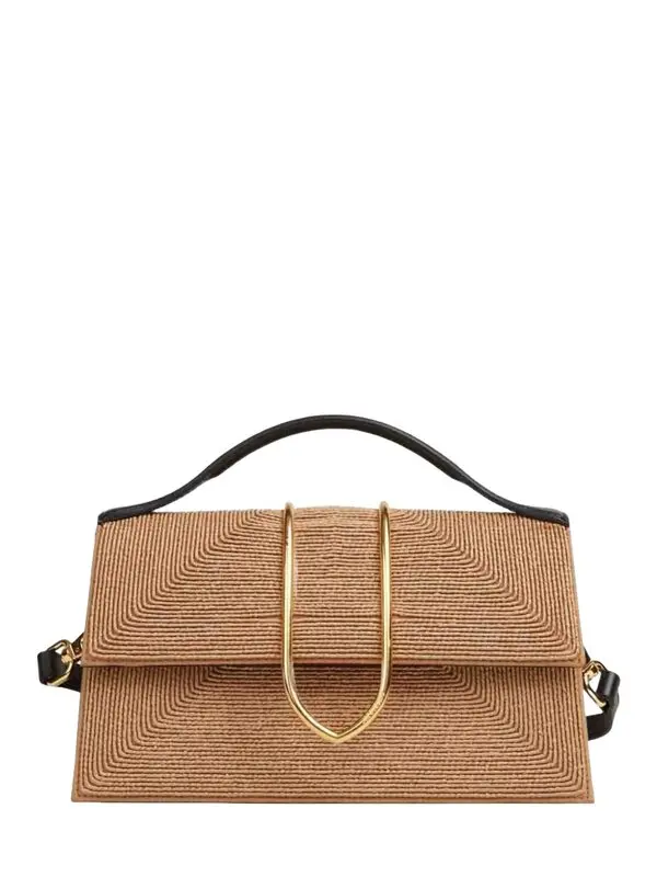 Jacquemus La Pochette Rond Carré Top Handle Bag - Light Beige