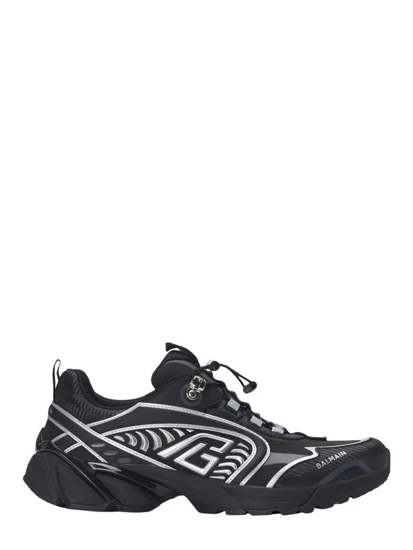 Balmain Cosmic Dust High Top Sneakers - Black