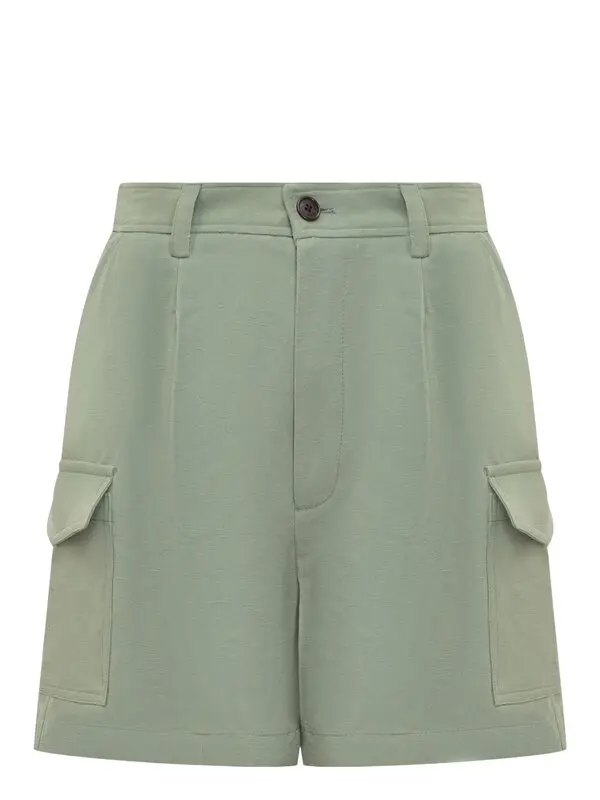 Woolrich Button Detailed Cargo Shorts - No