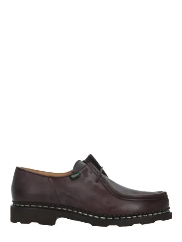 Paraboot Round-headed Lace-up Loafers - Brown