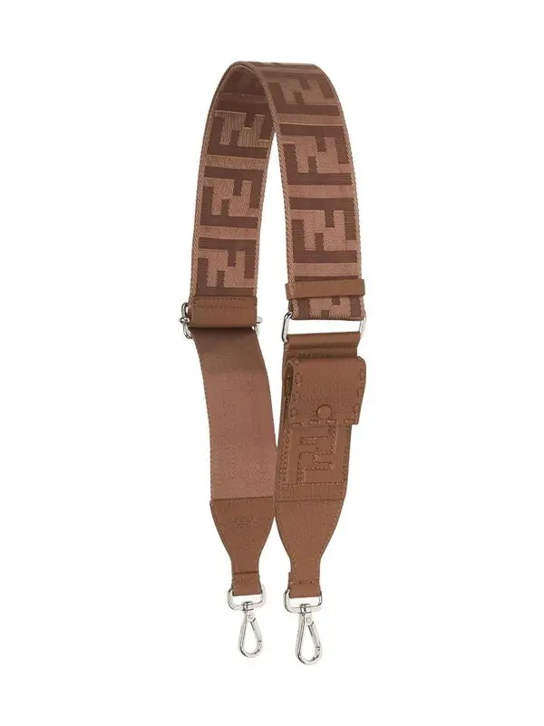 Fendi Strap You Ff Jacquard Bag Strap - Brown