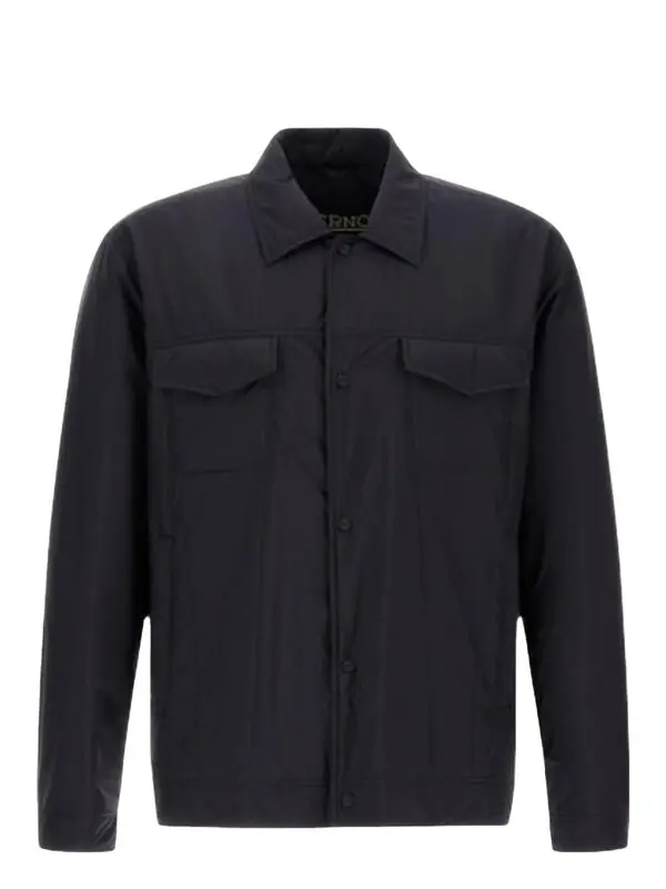 Herno Long Sleeved Jacket - Black