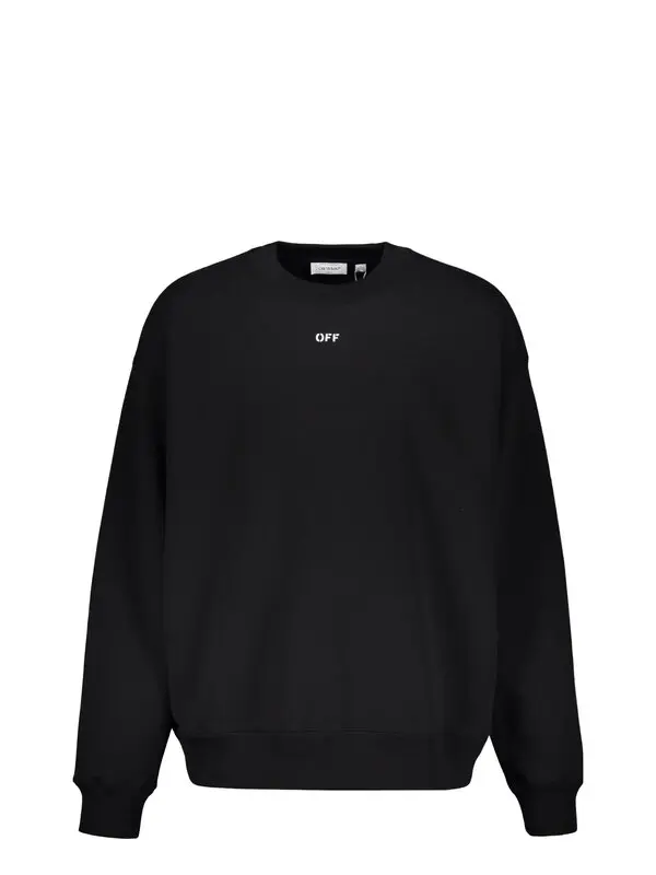 Off-White Logo Crewneck Sweatshirt - Black