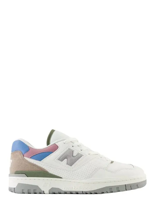 NEW BALANCE 550 Lace-up Round-toe Sneakers - White