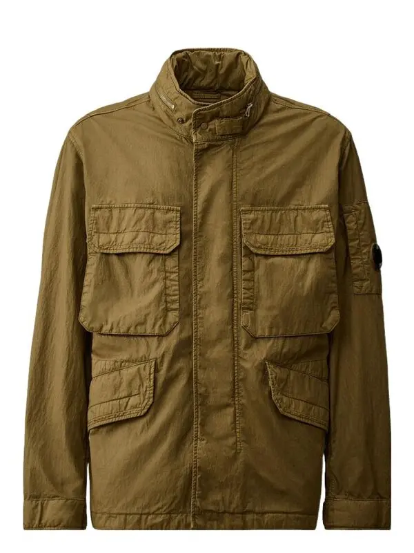 C.P. COMPANY 50 Threads Wax Field Jacket - Brown
