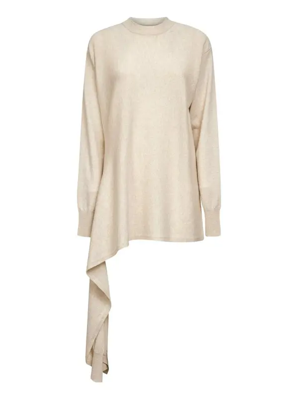 UMA WANG Long Sleeve Asymmetrical Sweater - No