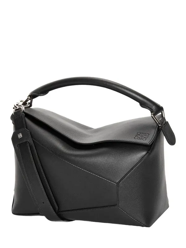 Loewe Medium Puzzle Edge Cross Body Bag - Black