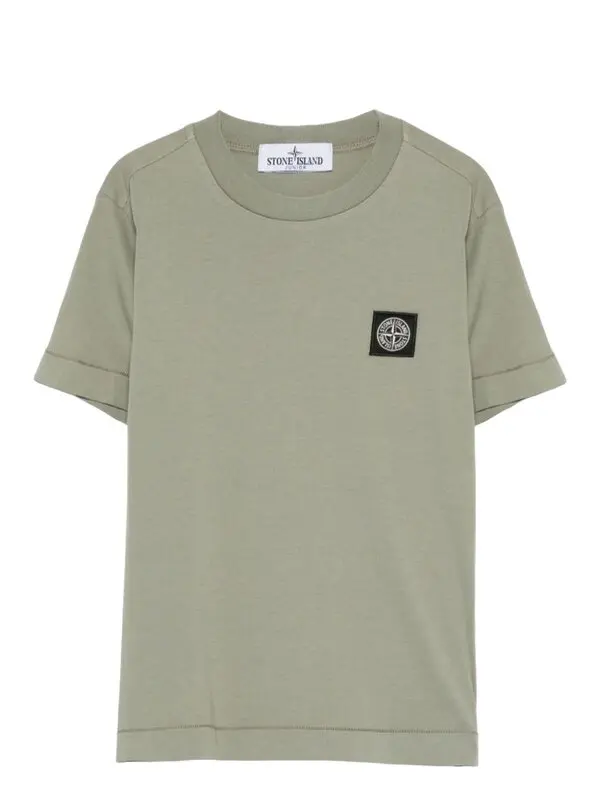 Stone Island Compass Motif T-shirt - Moss Green